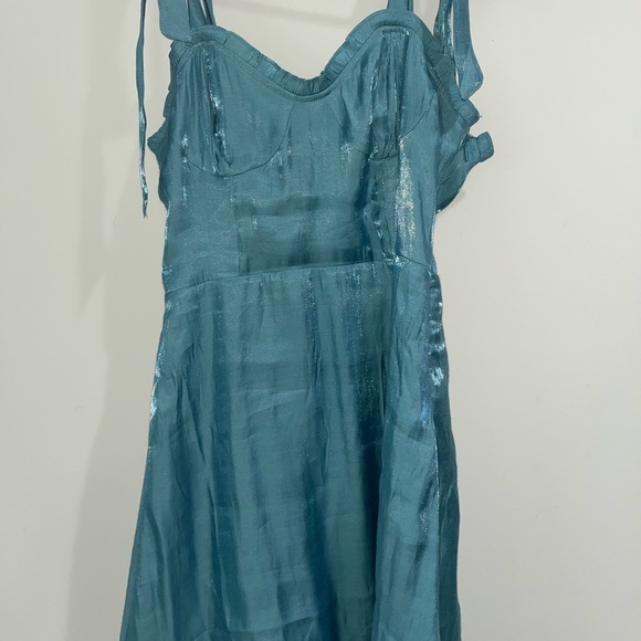 Dresses | Shiny Blue Mermaidcore Dress | Poshmark